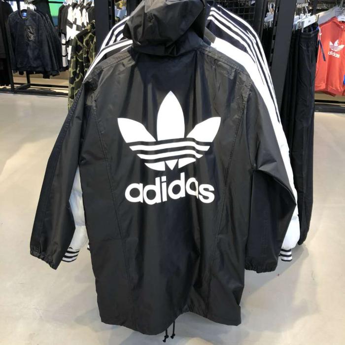 Adidas Originals Nordstrom Hoody CW1317 Trefoil Manager Coat Black ...